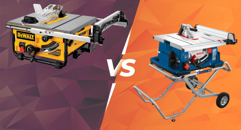 BOSCH VS DEWALT TABLE SAW - WHICH ONE’S BEST